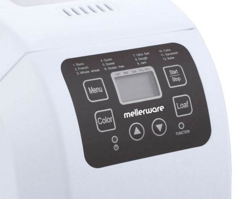 Mellerware Automatic Breadmaker 900g - Friedman & Cohen