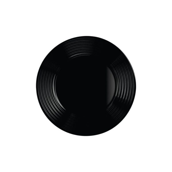 Luminarc Harena Black Tempered Glass Dinner Plate - Friedman & Cohen