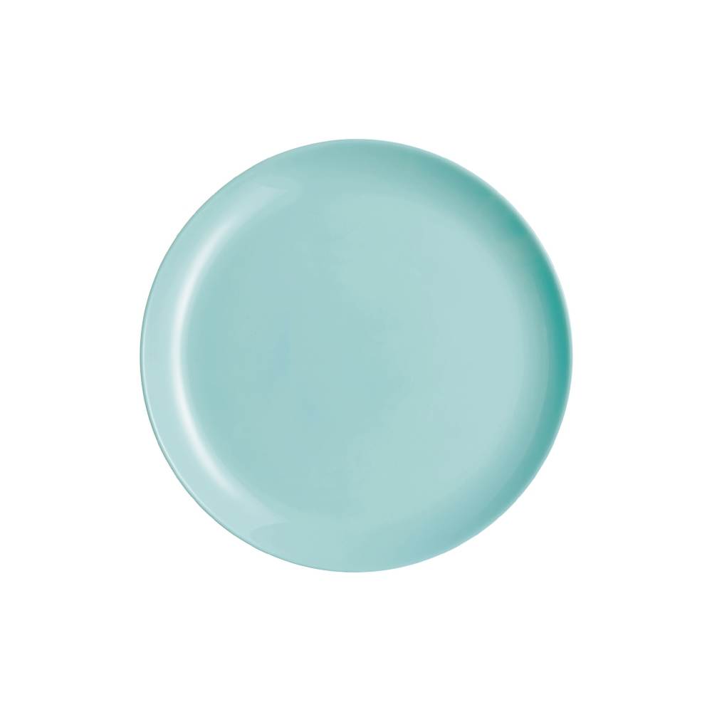 Luminarc Opal Turquoise Dinner Plate - Friedman & Cohen