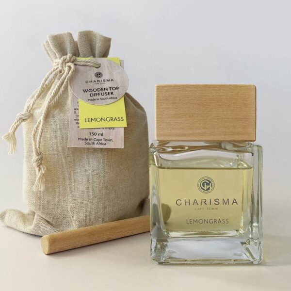 Charisma Wooden Top Diffusers, Lemongrass 150ML - Friedman & Cohen