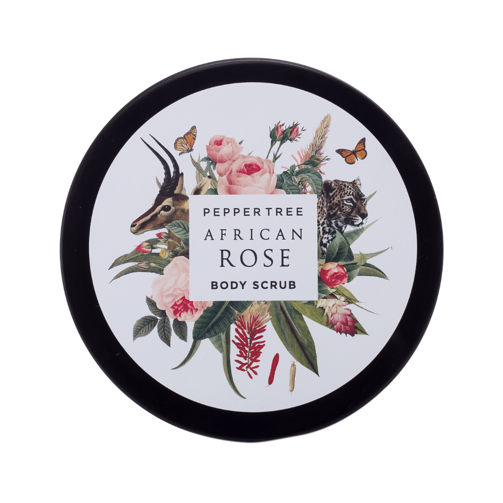 Pepper Tree African Rose Body Scrub 250 ml - Friedman & Cohen