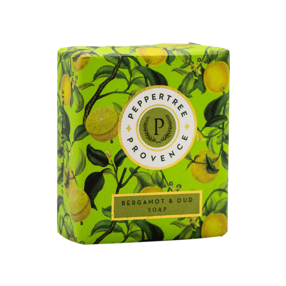 Pepper Tree Provence Bergamot & Oud Soap 150 g - Friedman & Cohen