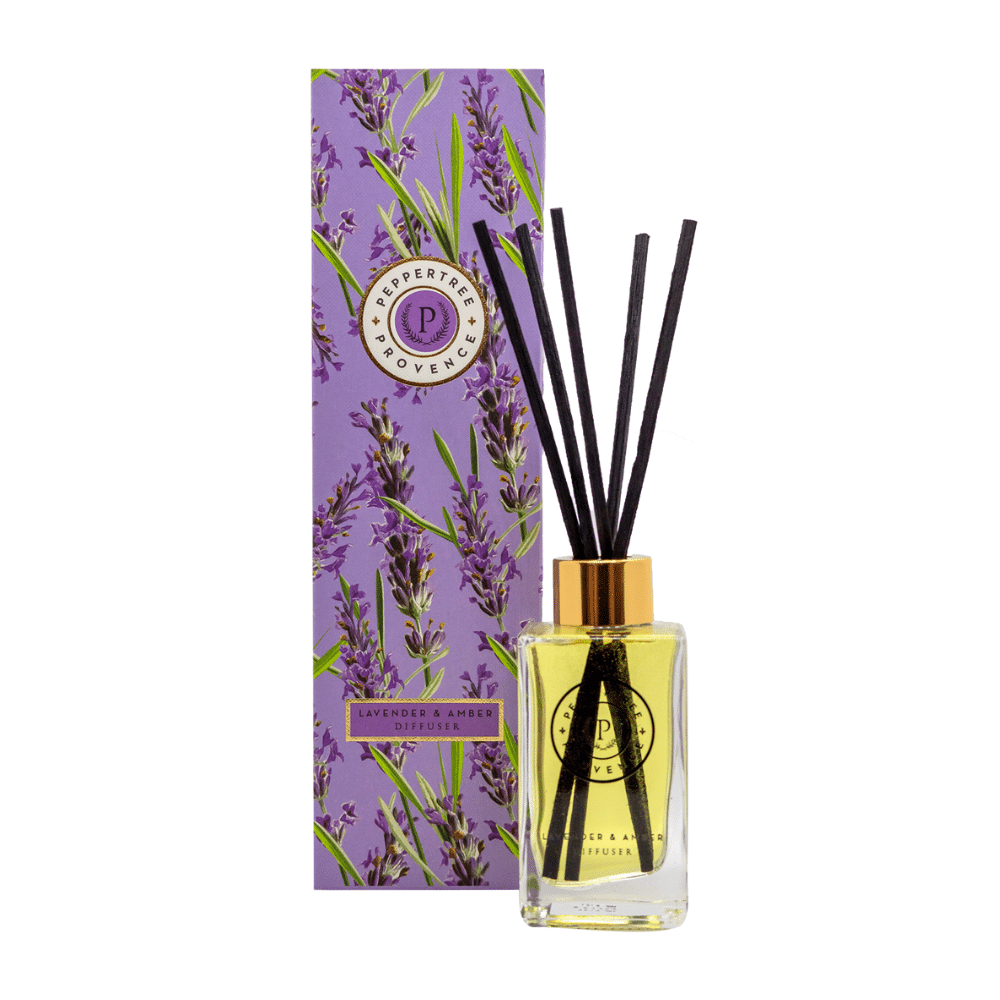Pepper Tree Provence Lavender & Amber Room Diffuser 100 ml - Friedman ...