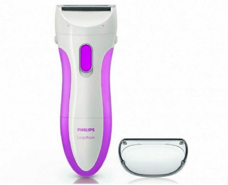 Philips Lady Shaver Wet and Dry - White/Purple - Friedman & Cohen