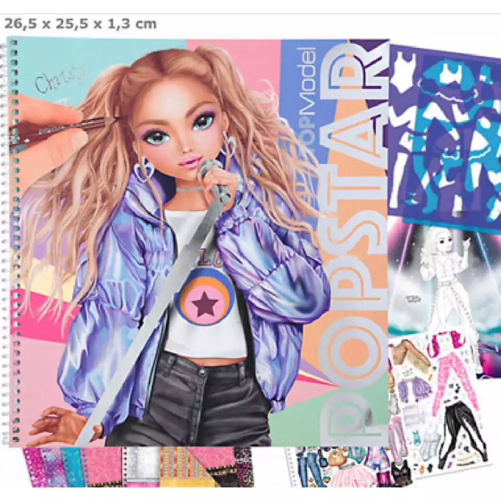 Top Model Popstar Dance Colouring Book - Friedman & Cohen