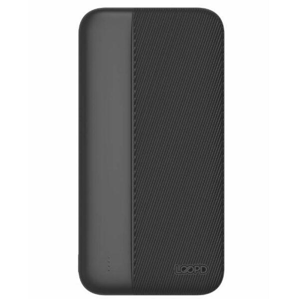 Loopd Lite 10000mAh 4LED Powerbank Black - Friedman & Cohen
