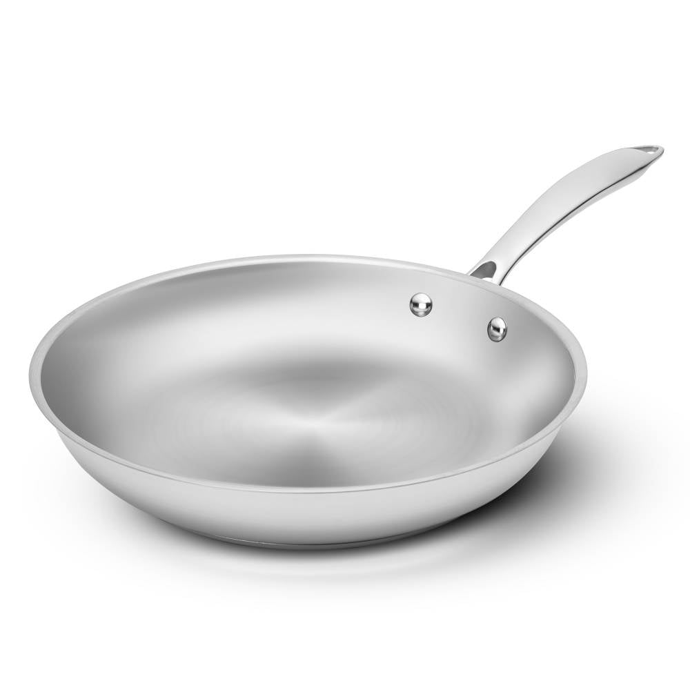 Sagenwolf Silver Series Stainless Steel Frying Pan 28cm - Friedman & Cohen