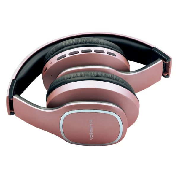 Volkano Wireless Bluetooth Headphones - Phonic Series - Rose Gold ...
