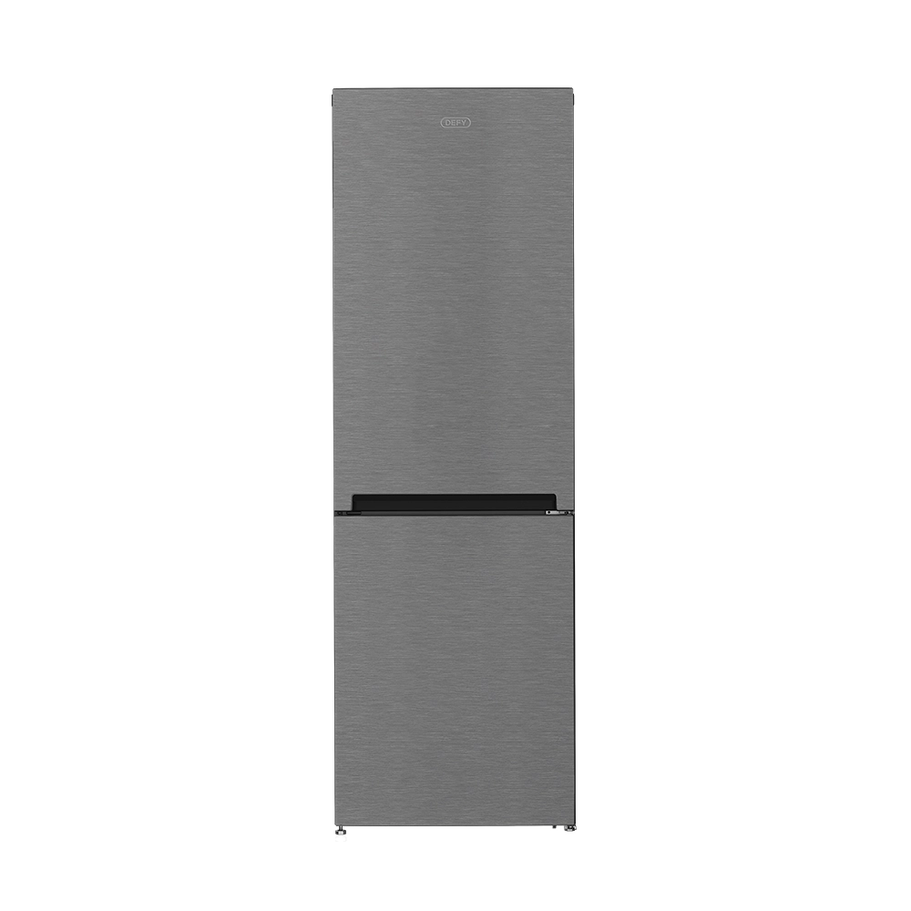 Defy 350lt Bottom Freezer Combi Fridge - Satin Metallic - Friedman & Cohen