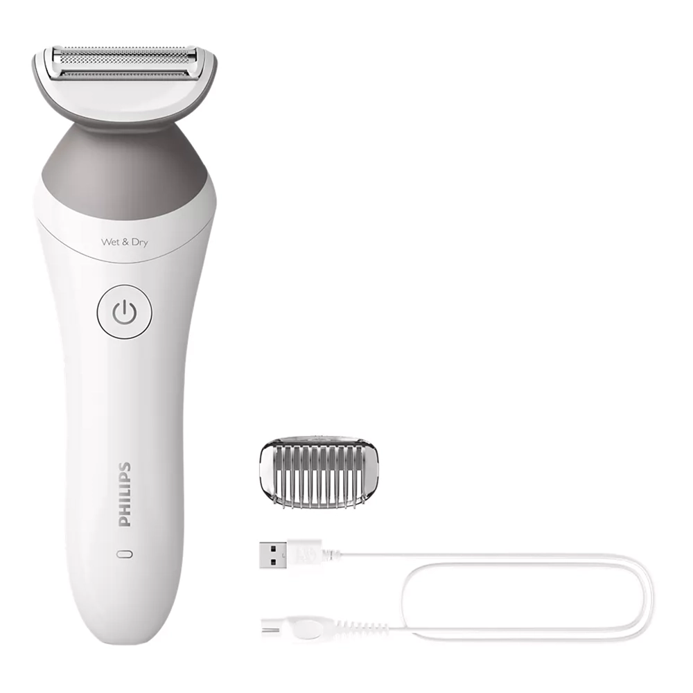 Philips Lady Shaver Series 6000 Cordless Shaver With Wet and Dry Use ...
