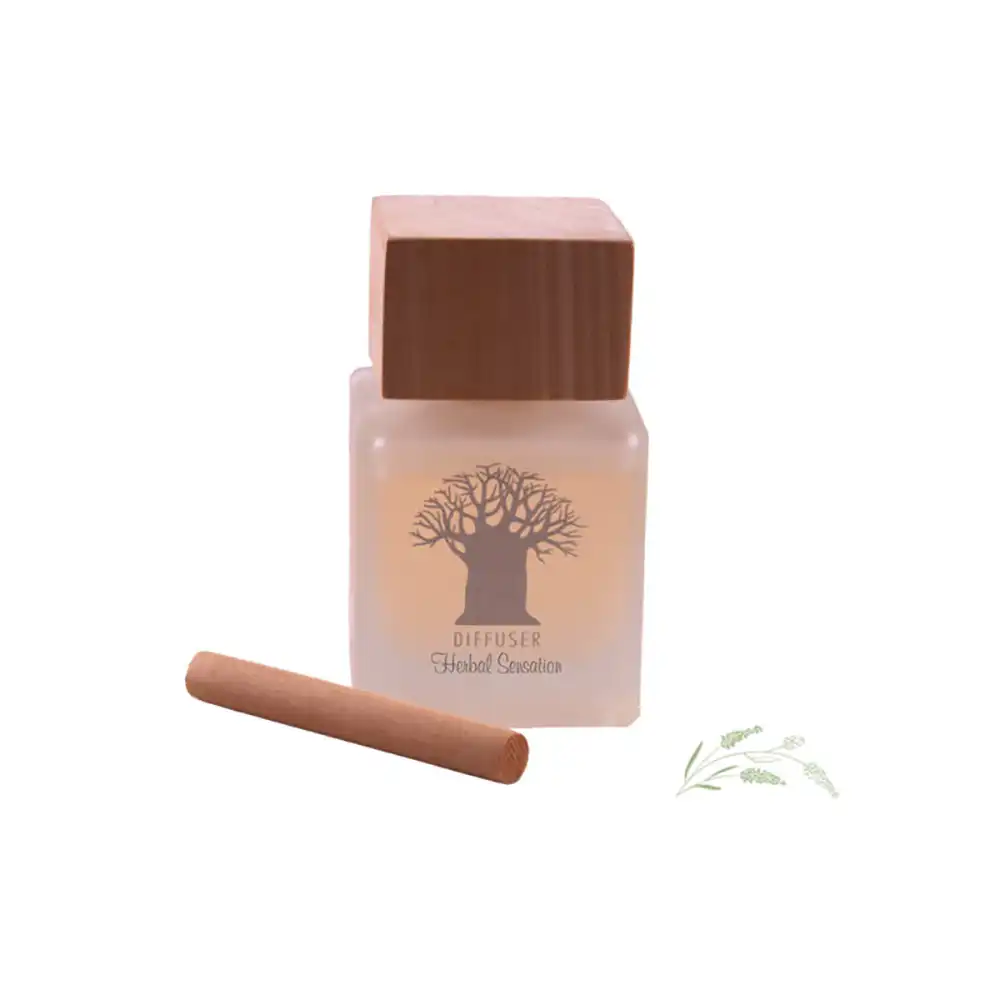 Mockana Wooden Top Diffuser Herbal Sensation 160ml - Friedman & Cohen