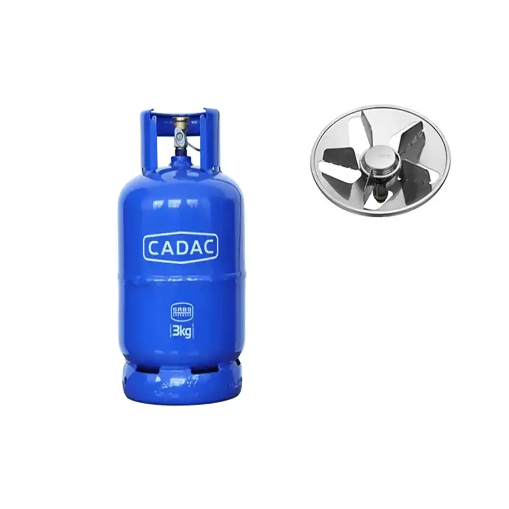 Cadac 3kg gas Cylinder + Cooker Top - Friedman & Cohen