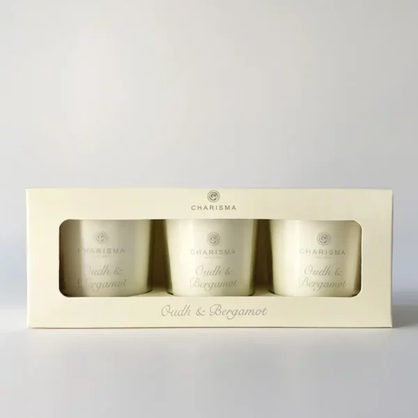 Charisma Classic Luxury Scented 3x Candle set (3 x 75g) - Friedman & Cohen