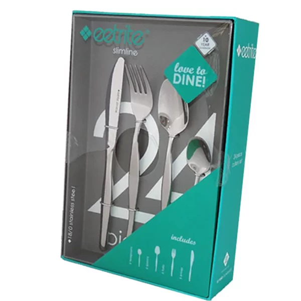 Eetrite Slimline Cutlery Set, 24p - Friedman & Cohen