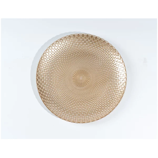 Eetrite Gold Charger Plate 33cm - Friedman & Cohen