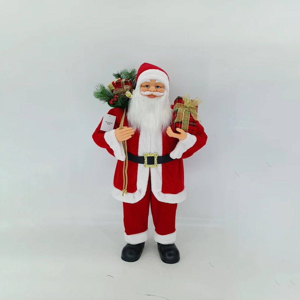 Red Standing Santa 90cm - Friedman & Cohen