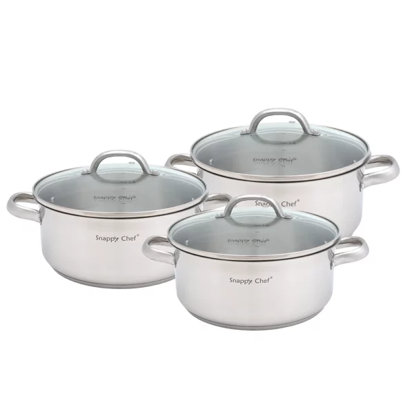 Snappy Chef 6pc Budget Cookware Set - Friedman & Cohen