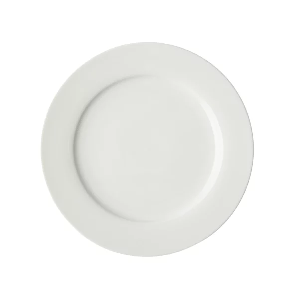 Galateo Super White Rim Dinner Plate - Friedman & Cohen