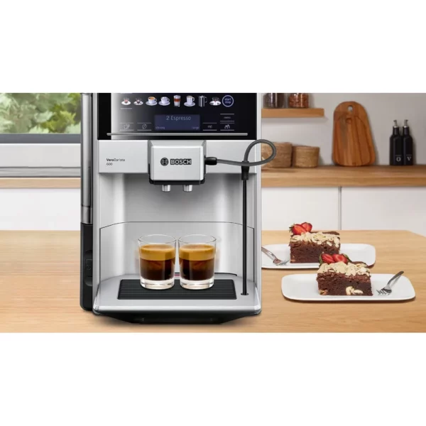 Bosch Vero Barista 600 Silver Fully Automatic Coffee Machine - TIS65621RW - Friedman & Cohen