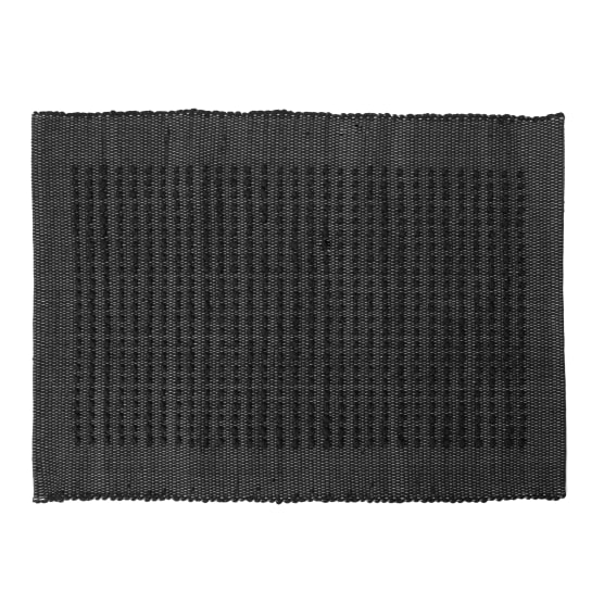 Amelia Jackson Rag Rug Bobbles Central Square In Charcoal - Friedman ...